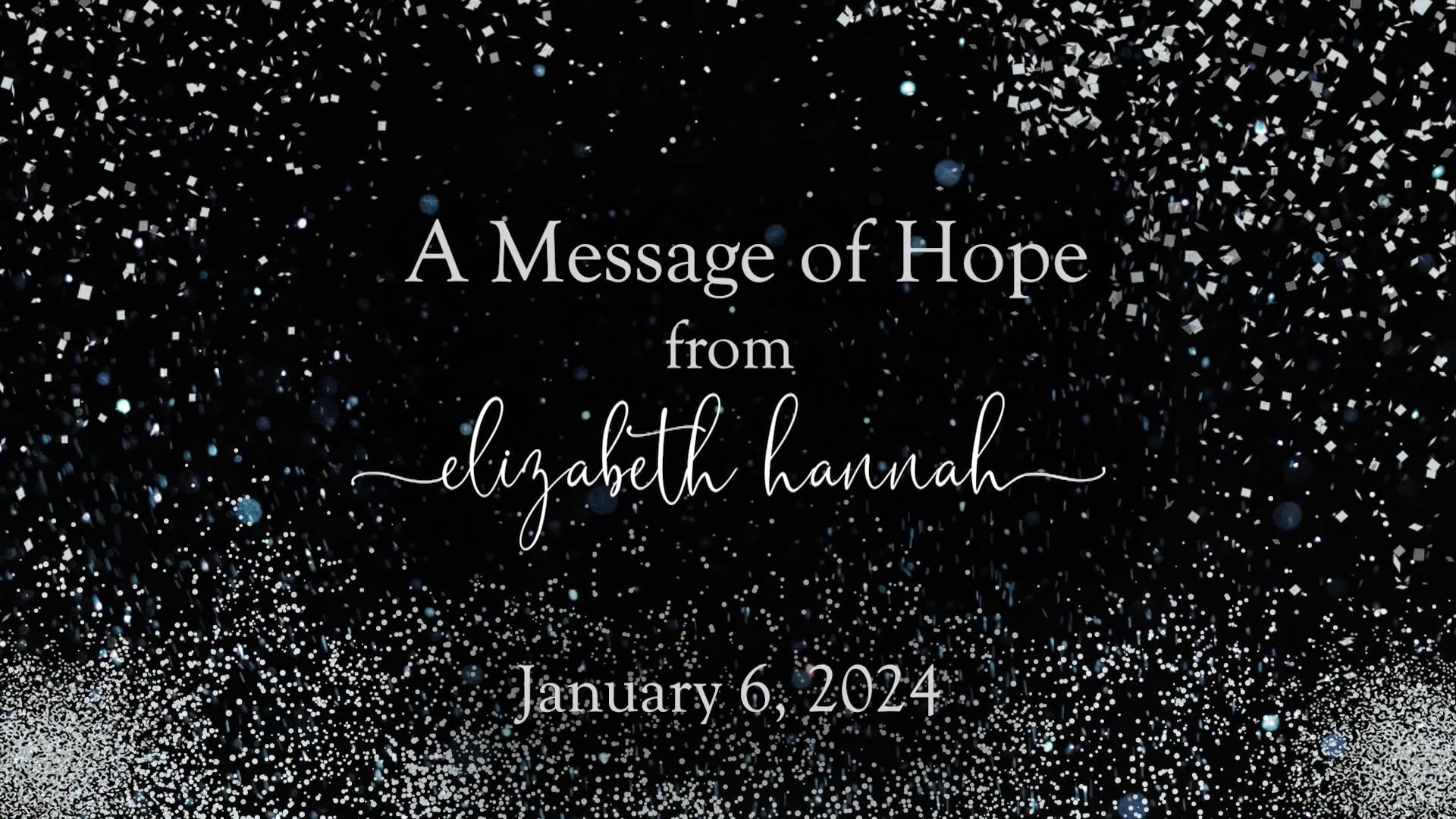 A Message of Hope - Remnant Fellowship