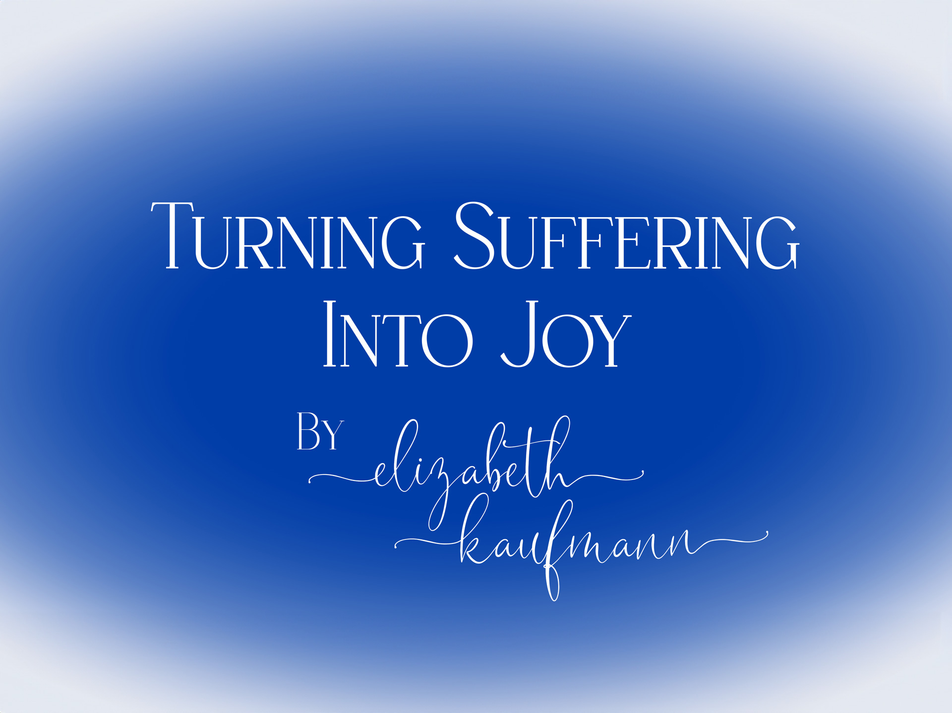Turning Suffering into Joy - Remnant Fellowship